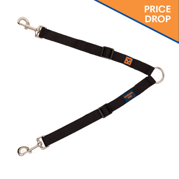 2-way Coupler Dog Lead | Ginger Ted - Ginger Ted Ltd